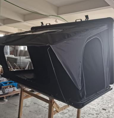 China Camping Aluminum 3 Person Outdoor Hiking Rooftop Roof Top Car Tent Triangle Clamshell Hard Shell Top Roof Tent for sale