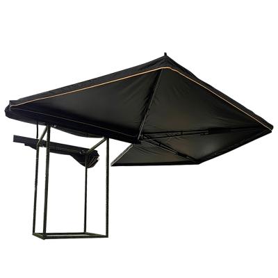 China 270 Degree Fan Shaped Retractable Camping Car Side Awning Canopy Tent Frame Tent Roof Top Tent for Outdoor Hiking for sale