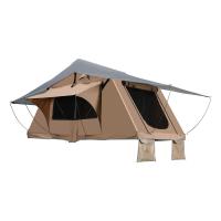China Car Roof Tent With Annex Room Rainproof 4x4 4Person Aluminum Camping Car Soft Shell Rooftop Roof Top Tent for Vehicle Suv Truck for sale