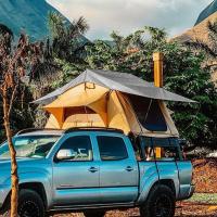 China Car Roof Tent With Annex Room Rainproof 4x4 4Person Aluminum Camping Car Soft Shell Rooftop Roof Top Tent for Vehicle Suv Truck for sale