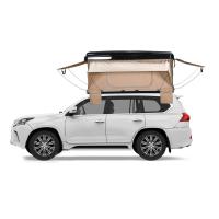China Aluminum 4 Person Roof Top Tent Car Rooftop Tent Triangle Clamshell Hard Shell Top Roof Tent for sale
