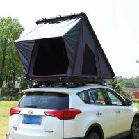 China SPAKYCE Outdoor Camping Waterproof 4 People SUV Aluminium Alloy Rooftop Tent Triangle Hard Shell Top Roof Tent for sale