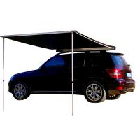 China Outdoor Waterproof and Windproof Black Coated Oxford 4x4 4wd Car Side Awning Tent With Adjustable Led Light for sale