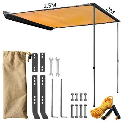 China Factory OEM 4wd SUV Tents Camping Outdoor Awning Canopy Sun Shade Tent Car Shelter Cover Side Awning for sale