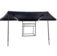 China 4x4 4 Person Roof Top Tent Vehicle Car Side 180 Degree Awning Free Standing for Camping for sale