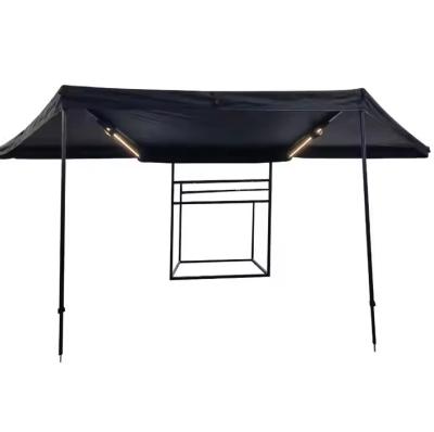 China 4x4 4 Person Roof Top Tent Vehicle Car Side 180 Degree Awning Free Standing for Camping for sale