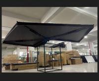 China Outdoor Camping Car Side 270 Degree Fan-shaped UV protection Coating Sunscreen Sunshade Tent for sale