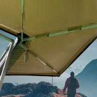 China Outdoor Waterproof Automatic Retractable Awning Camping Car Awning 4x4 4WD 270 Degree Awning Tent for sale