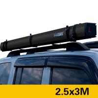 China Aluminum Car Side Tent Champing with LED Light 4x4 Awning PU Coated Sunshade Outdoor Car Awning Tent for sale