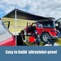 China Outdoor Camping Waterproof Car Side Canopy Tent Car Side Black Glue Anti UV Coating Sunshade Tent for sale