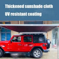 China Outdoor Camping Waterproof Car Side Canopy Tent Car Side Black Glue Anti UV Coating Sunshade Tent for sale