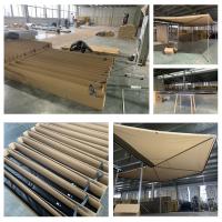 China Rain proof self driving travel equipment  rotating car canopy tent  side sunshade  fan shaped car side tent for sale
