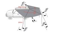 China Wholesale Products Low Price Car Roof Awning for sale