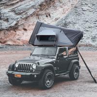 China Camping Aluminum 4 Person Roof Top Tent Car Rooftop Tent Triangle  Hard Shell Top Roof Tent for sale