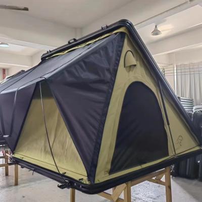 China 2025 Outdoor Camping 4X4 SUV Hardtop Roof Tent 4 Person Hard Shell Aluminum Car Roof Top Tent for Camping for sale