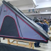 China 2025 Outdoor Camping 4X4 Car SUV Hardtop 4 Person Roof Tent 130cm Hard Shell Aluminum Car Roof Tent Rooftop Tent for Camping for sale
