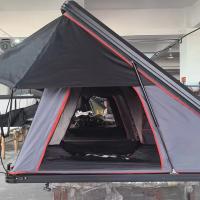 China 2025 Outdoor Camping 4X4 Car SUV Hardtop 4 Person Roof Tent 130cm Hard Shell Aluminum Car Roof Tent Rooftop Tent for Camping for sale
