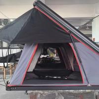 China 2025 Outdoor Camping 4X4 Car Roof Top Tent SUV Hardtop 4 Person 130cm Hard Shell Aluminum Car Rooftop Roof Top Tent for Camping for sale