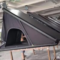 China 2025 Outdoor Camping 4X4 Car Roof Top Tent SUV Hardtop 4 Person 130cm Hard Shell Aluminum Car Rooftop Roof Top Tent for Camping for sale
