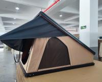China OEM Roof Top Tent Camping Aluminum Hard Shell 3-4 Person Triangle Camping Rooftop Tent Aluminum Top Roof Tent for sale