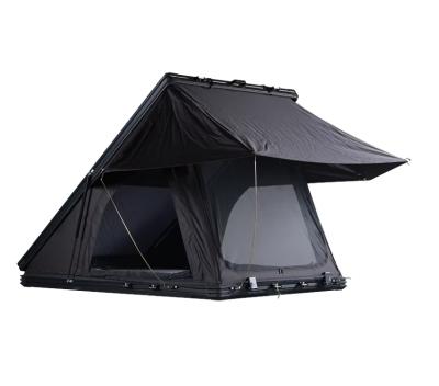 China Outdoor 4x4 Camping Triangle Waterproof Car Rooftop Tent Hard Clamshell 4 Person Aluminum Hard Shell Roof Top Tent for Sale for sale
