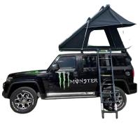 China Outdoor 4x4 Camping Triangle Waterproof Car Rooftop Tent Hard Clamshell 4 Person Aluminum Hard Shell Roof Top Tent for Sale for sale