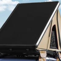 China Outdoor 4x4 Camping Triangle Waterproof Car Rooftop Tent Hard Clamshell 4 Person Aluminum Hard Shell Roof Top Tent for Sale for sale