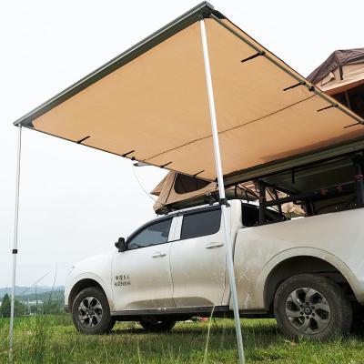 China OEM 4x4 Waterproof Car Side Retractable Awning Sun Shelter Tent 2.5*3M Foldable Vehicle Awning Car Side Awning for Camping for sale