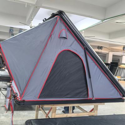 China 2025 Outdoor Camping 4X4 SUV Hardtop 4-Person 130cm Oxford Hard Shell Aluminum Dach Zelte Dachzelt Car Roof Top Tent for Camping for sale