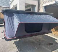 China Camping Aluminum 3-Person Car Roof Top Tent for Outdoor Hiking & Rooftop Hard Shell Triangle Clamshell with Ladder Accessory for sale