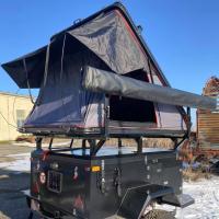 China Waterproof 4x4 Car Roof Top Tent Outdoor Aluminum Hard Shell Quick Open 4-Person Rooftop Tents Best Sale for sale