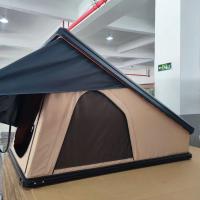 China 4x4 Offroad Car Roof Tent Waterproof Aluminum Hard Shell with Oxford Fabric 4-5 Person Triangle Rooftop Tent for Outdoor Camping for sale