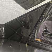 China OEM 4x4 Waterproof Aluminium Hard Shell Roof Tent 4-Person Triangle Top Car Auto Tent Made of Oxford Fabric Available for Sale for sale