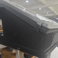 China OEM 4x4 Waterproof Aluminium Hard Shell Roof Tent 4-Person Triangle Top Car Auto Tent Made of Oxford Fabric Available for Sale for sale