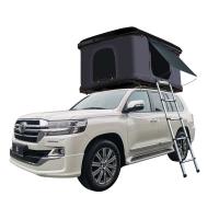 China Aluminum ABS Hard Shell Car Roof Top Tent Outdoor Folding Camping Truck Rooftop Tent for SUV Pickup Trailer for sale