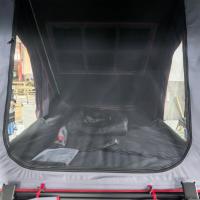 China Solar Car Rooftop Tent Box 4-Person Aluminum Outdoor Triangle Hard Shell Tent with Ladder for Offroad 4x4 Top Roof Tent Camping for sale