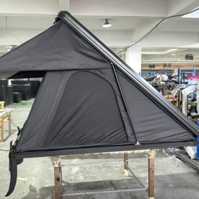 China 3-Person Aluminum Waterproof HardShell Roof Top Tent for Truck Jeep Car Ladder Accessory Pop-Up Design for Easy Installation for sale