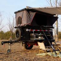 China Portable American Teardrop Aluminum RV Trailer 750kg Car Camping Camper Travel Tent and Other Road Sale Items for sale