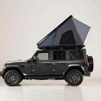 China New Camping Aluminum 3 Person Outdoor Hiking Rooftop Roof Top Car Tent Triangle Clamshell Hard Shell Top Roof Tent for sale