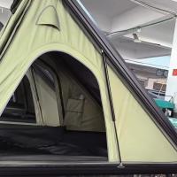 China OEM 4x4 Outdoor Camping Car Rooftop Tent Waterproof Triangle Aluminum Shell Vehicles Roof Tent Clamshell Hard Shell Rooftop Tent for sale