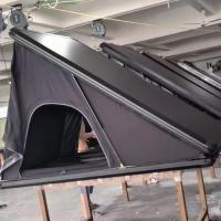 China OEM 4x4 Outdoor Camping Car Rooftop Tent Waterproof Triangle Aluminum Shell Vehicles Roof Tent Clamshell Hard Shell Rooftop Tent for sale