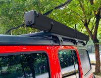 China Wholesale 2025 Retractable Car Side Awning Tent Outdoor 4x4 Waterproof Aluminum Hard Shell Car Roof Side Awning Tent for Camping for sale
