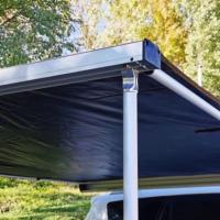 China Wholesale 2025 Retractable Car Side Awning Tent Outdoor 4x4 Waterproof Aluminum Hard Shell Car Roof Side Awning Tent for Camping for sale
