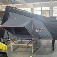 China 2025 Waterproof Outdoor 4-Person Roof Top Tent ABS Clamshell Hard Shell for 4x4 Camping Oxford Fabric Car Rooftop Tent for sale