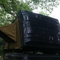 China Outdoor Quick Setup ABS Hard Shell Car Rooftop Tent 4x4 Off-road Camping Clamshell 4 Person Roof Top Tent for sale