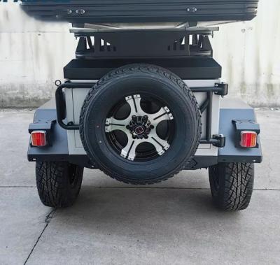 China Portable Mini Car Camping Trailer Self-Driving RV Wilderness Outdoor Trip Off-Road Vehicle Tent House for sale