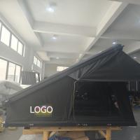 China OEM 3-4 Person Triangle Camping Roof Top Tent Aluminum Clamshell Hard Shell with Oxford Fabric Sale Hardshell Rooftop Tents for sale