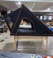 China New 3-Person Aluminum Camping Tent Waterproof Rooftop Car Tent with Hard Shell Triangle Clamshell for Outdoor Hiking and Roofs for sale
