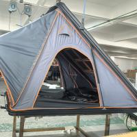 China OEM 4x4 Outdoor Camping Car Rooftop Tent Waterproof Triangle Aluminum Shell with Oxford Fabric Hard Clamshell Roof for Vehicles for sale