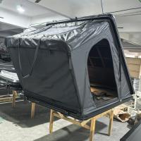 China Extra Large 3-Person Camping Aluminum Tent for Outdoor Rooftop Car 4x4 Offroad Guangzhou Hard Shell Triangle Clamshell Roof Tent for sale